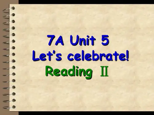 7A Unit5 Reading - 文档之家