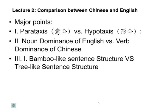 Hypotaxis vs.Parataxis 1 - 文档之家