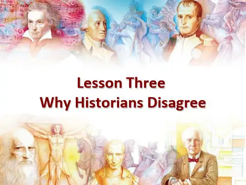 Summary,Why Historians Disagree - 文档之家