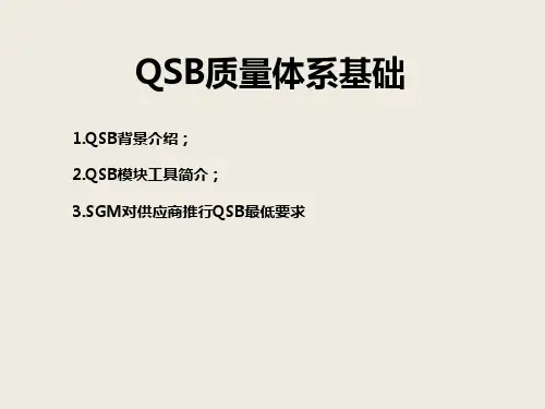 9、QSB异物控制概述 - 文档之家