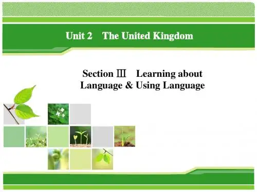 高中英语(人教版 必修5)Unit 2 Section_Ⅲ Learning_about_Language_-_Using_Language - 文档之家